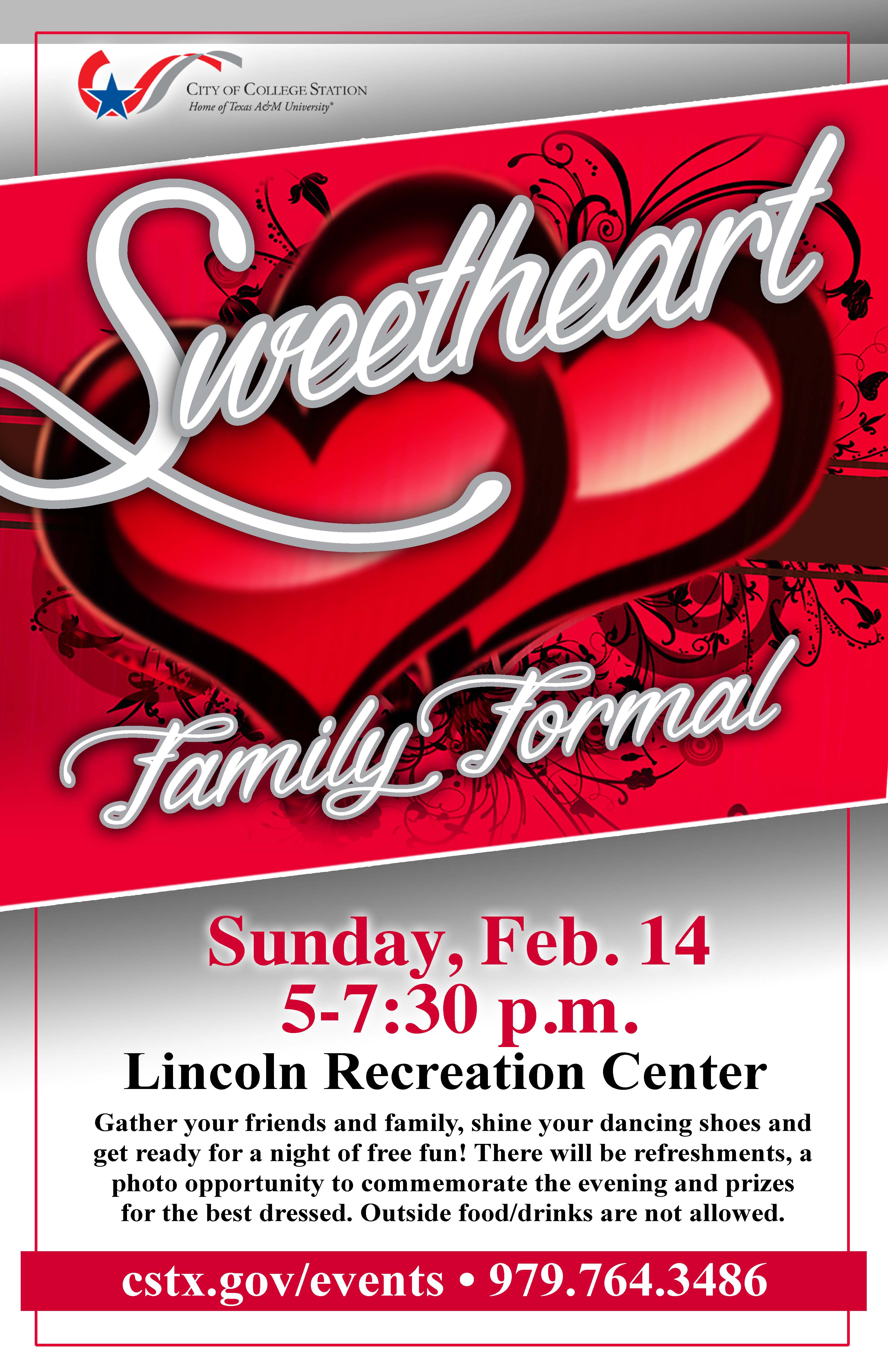 Sweetheart Poster – City of College Station